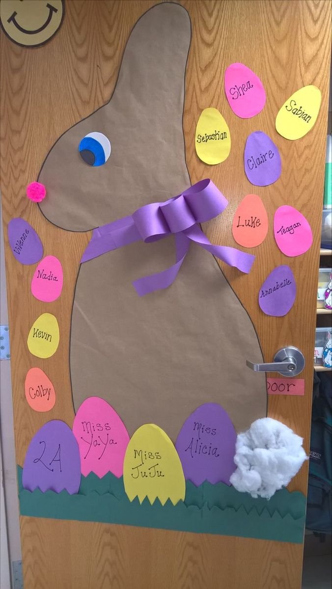 24 Easter And Spring Classroom Door Decorations Where Peeps Love ...