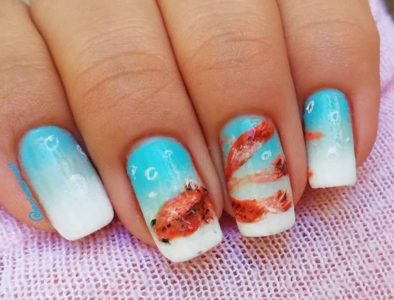 30 Fish Nail Art Ideas which is the trending manicure design of 2021 ...