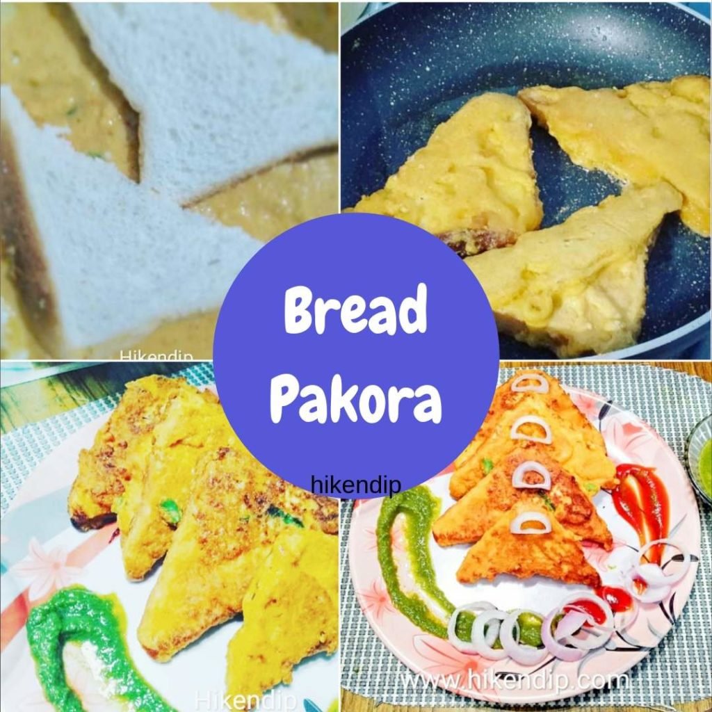 Easy Bread Pakora Recipe » Hike N Dip