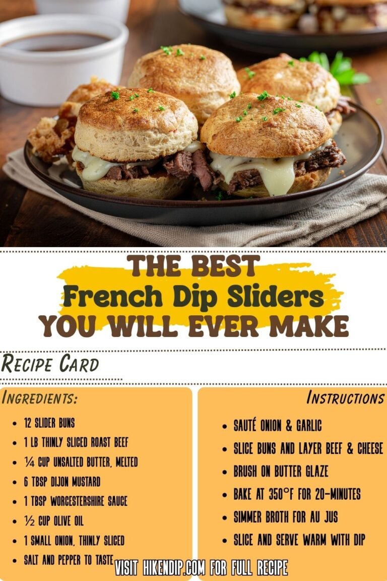 The Best French Dip Sliders Recipe » Hike N Dip